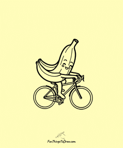 53 Simple Cute Easy Banana Drawing Ideas - Fun Things To Draw