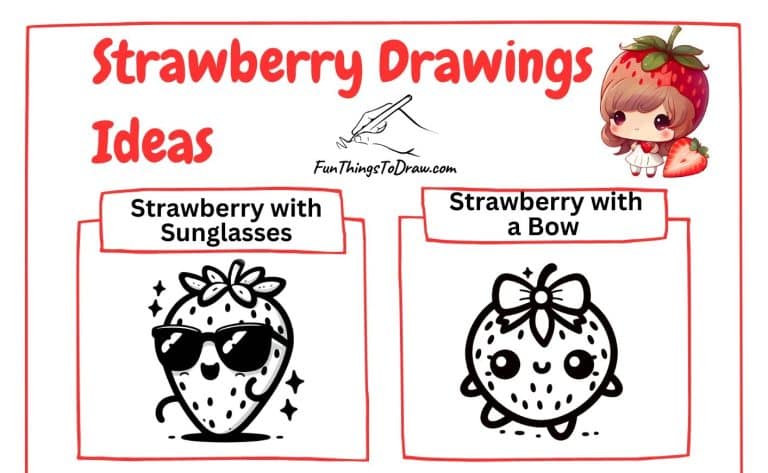 48 Simple & Easy Cute Fruit Drawings