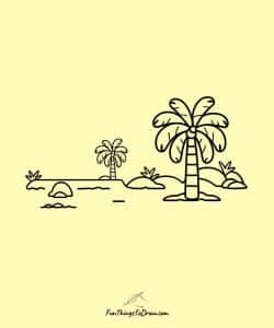 🌴 Palm Tree Drawings (25 Easy Ideas) - Fun Things To Draw