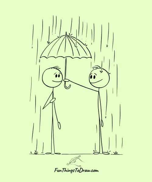 Cool & Funny Stick Figure Drawings With Poses - Fun Things To Draw
