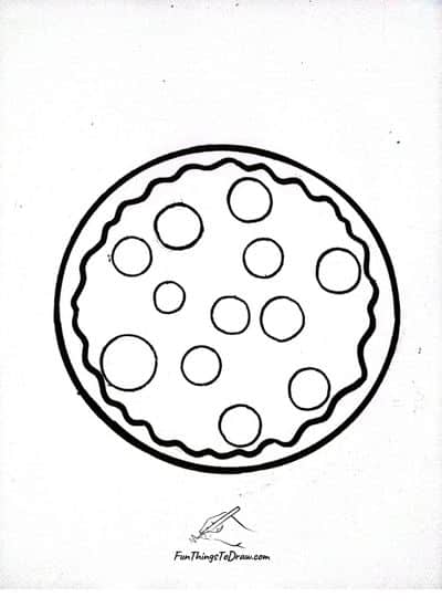 How to Daw a Pizza? - Fun Things To Draw