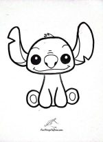 Easy Stitch Drawing | How to Draw a Stitch? - Fun Things To Draw