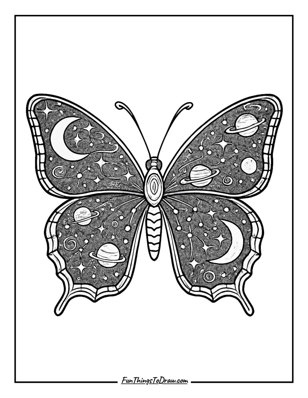 Butterfly Coloring Pages for Adults (24 Free Printable Sheets) - Fun ...