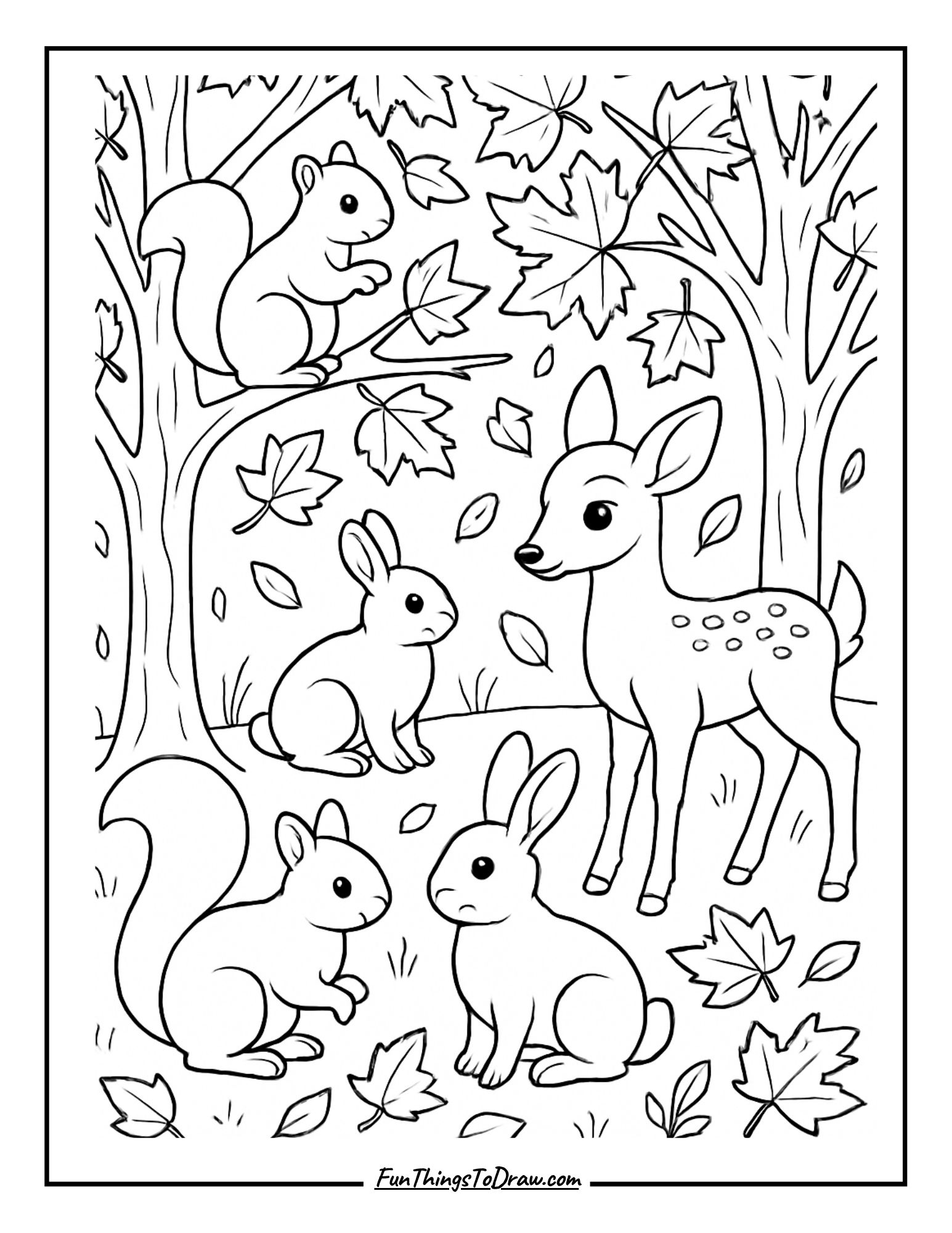 41 October Coloring Pages (Free Printable Sheets) - Fun Things To Draw
