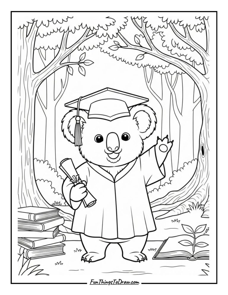 Koala Coloring Pages (25 Free Printable Sheets) - Fun Things To Draw