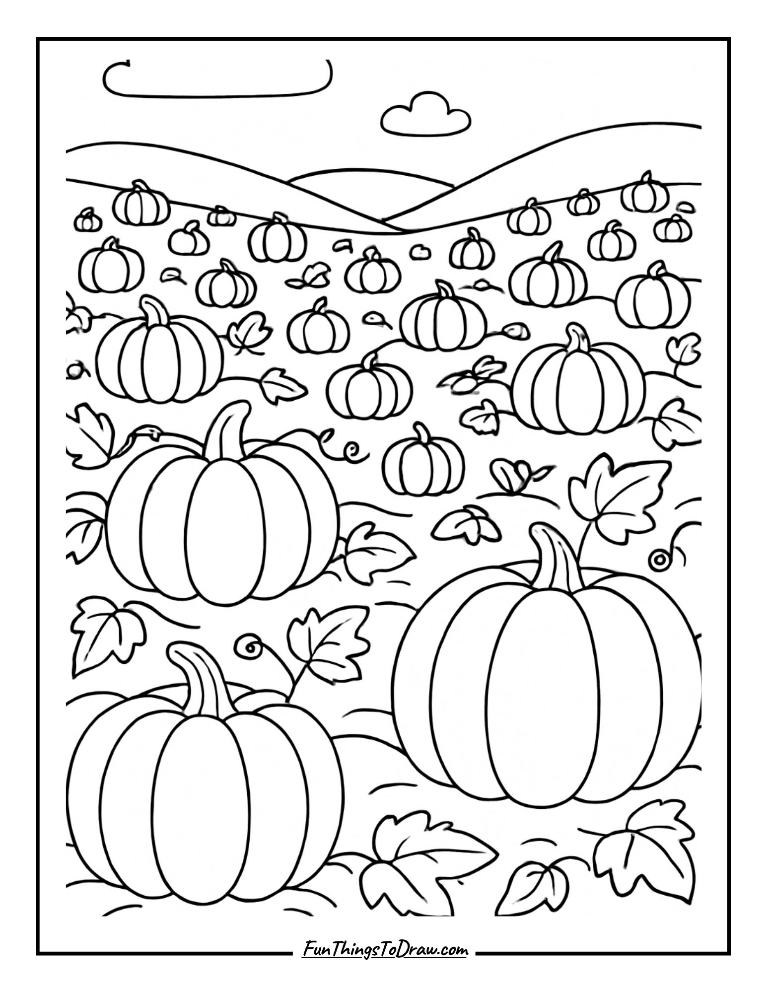41 October Coloring Pages (Free Printable Sheets) - Fun Things To Draw