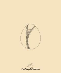 Cute Egg Drawings (31 Easy Ideas) - Fun Things To Draw