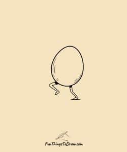 Cute Egg Drawings (31 Easy Ideas) - Fun Things To Draw