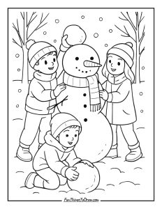 January Coloring Pages (50 Free Printable Sheets) - Fun Things To Draw