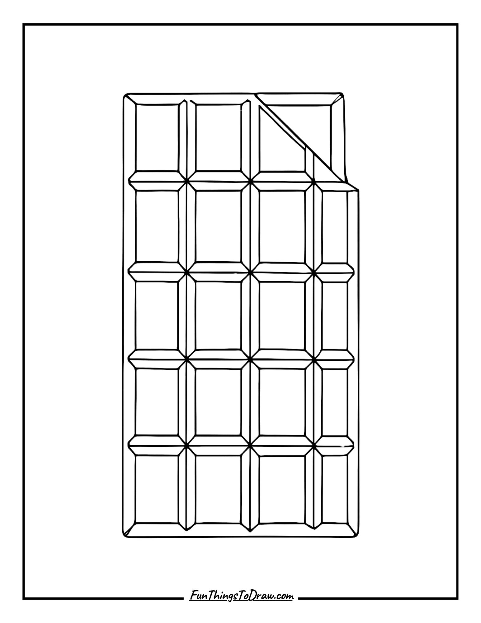 35 Chocolate Bar Coloring Pages (Free Printable PDF) - Fun Things To Draw