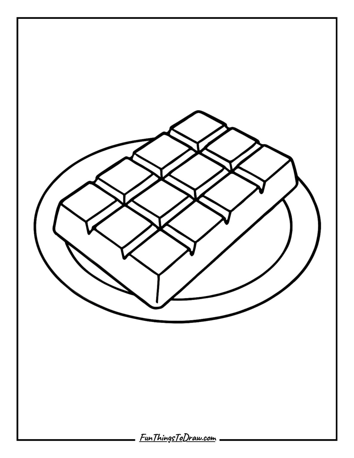 35 Chocolate Bar Coloring Pages (Free Printable PDF) - Fun Things To Draw