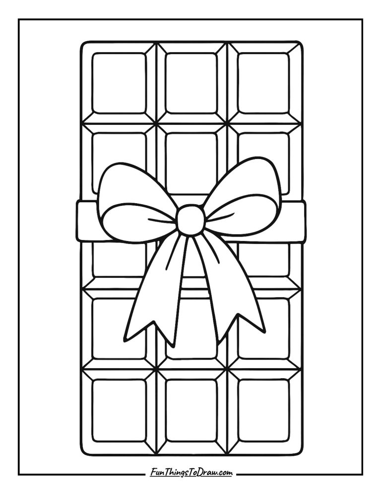 35 Chocolate Bar Coloring Pages (Free Printable PDF) - Fun Things To Draw