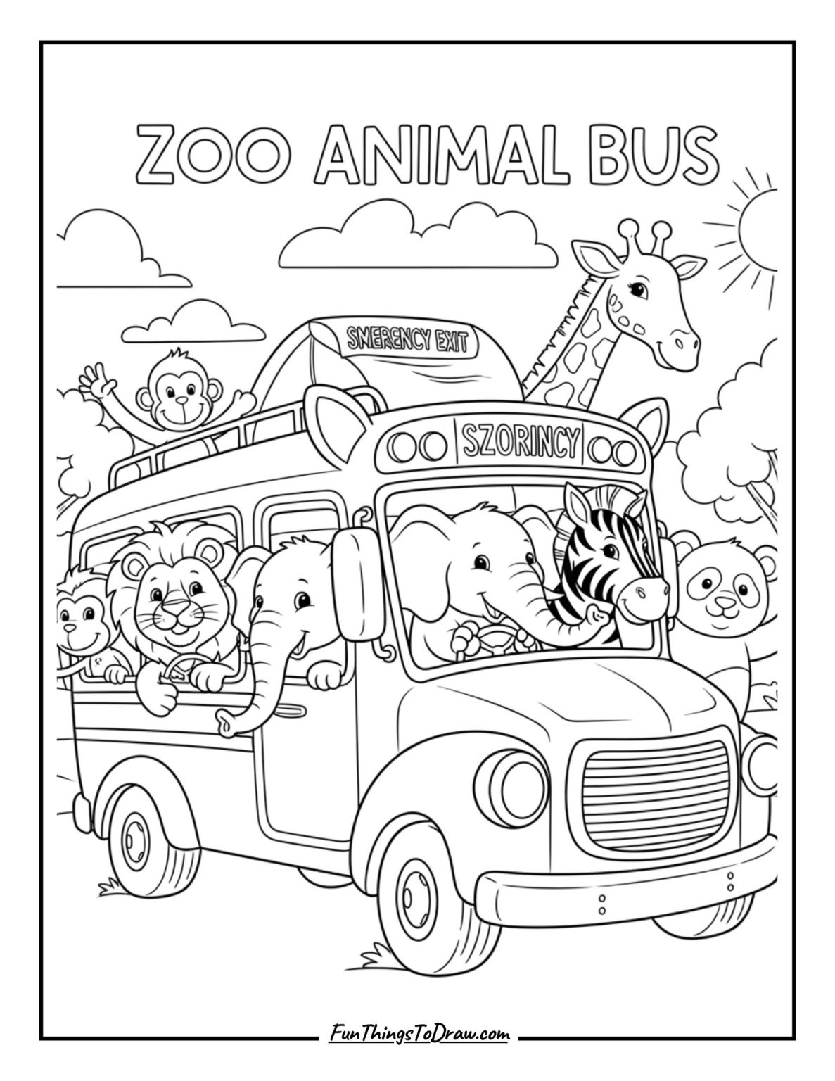 38 Bus Coloring Sheets (Free Printable Pages) - Fun Things To Draw