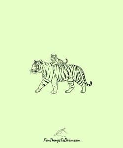 33 Easy Tiger Drawing Ideas - Fun Things To Draw