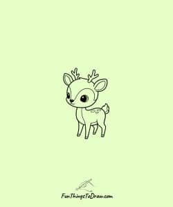 Deer Drawings (35 Easy & Cute Ideas) - Fun Things To Draw