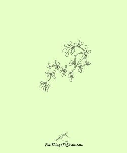 Flower Vines Drawing (35 Easy Ideas) - Fun Things To Draw