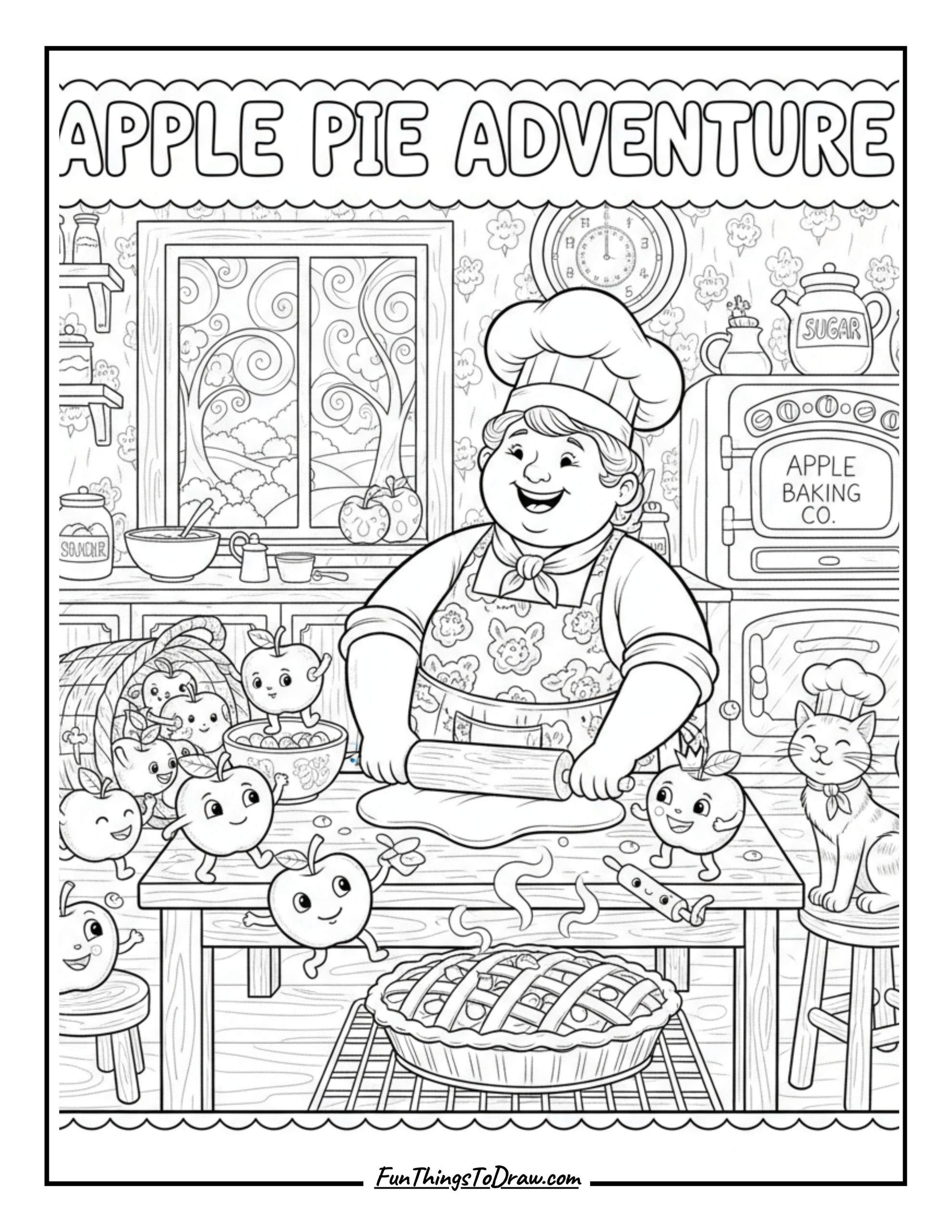 38 Apple Coloring Pages (Free Printable PDF) - Fun Things To Draw