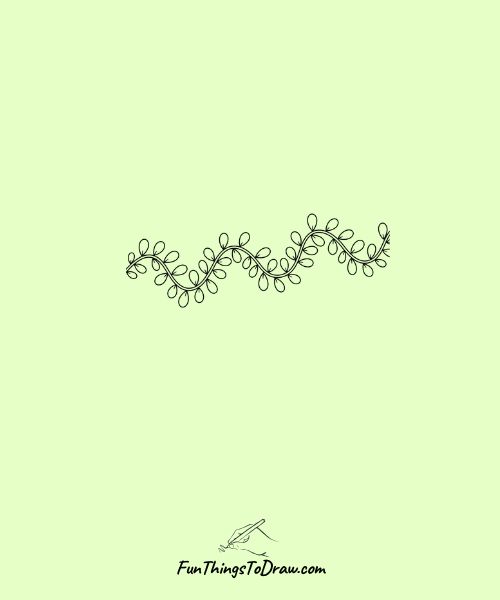 Flower Vines Drawing (35 Easy Ideas) - Fun Things To Draw