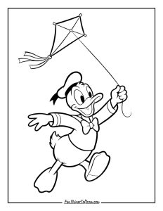 Donald Duck Coloring Pages (50 Free Printable Sheets) - Fun Things To Draw