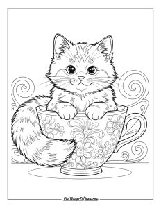 Kitten Coloring Pages (55 Free Printable Sheets) - Fun Things To Draw