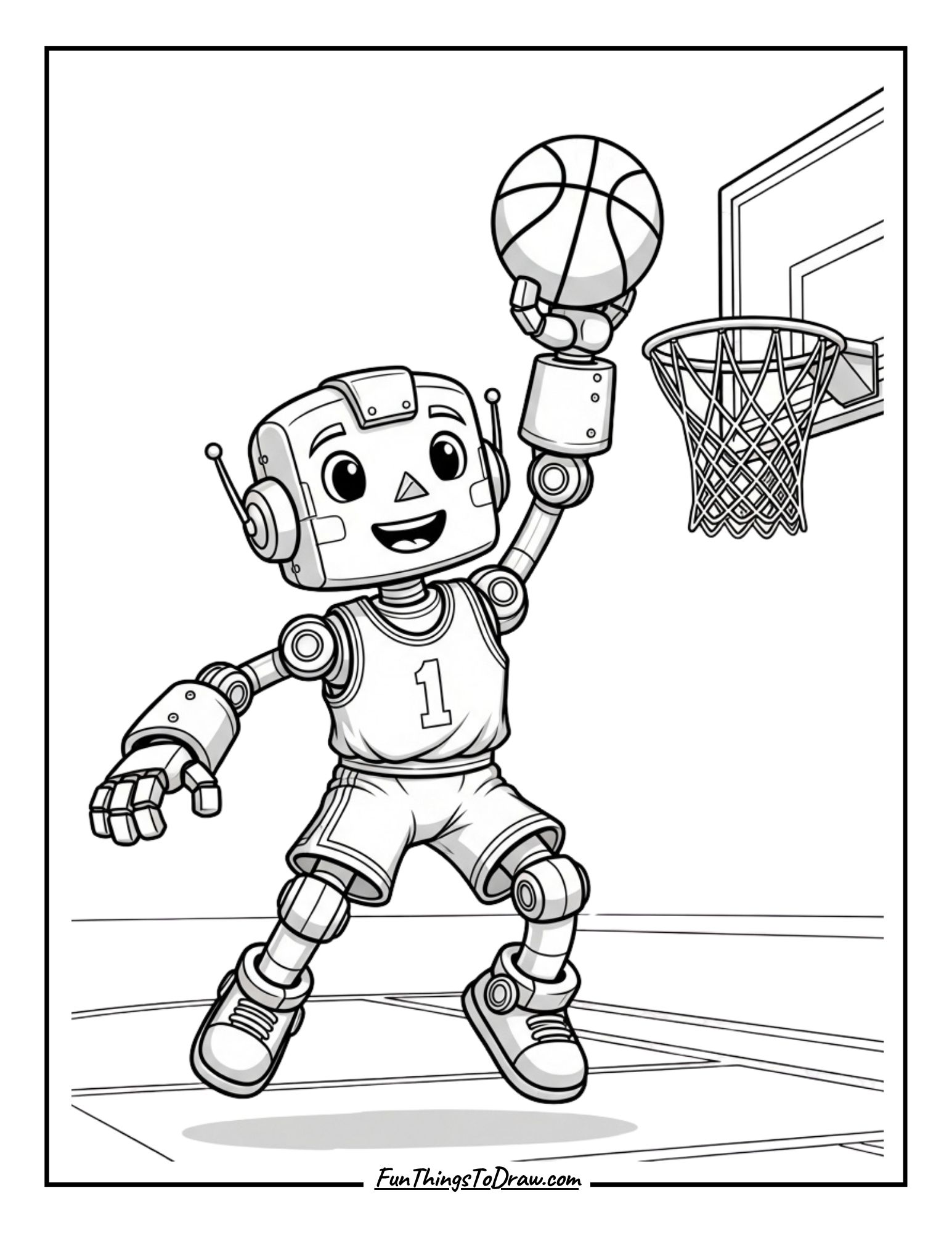 45 Basketball Coloring Pages (Free Printable PDF) - Fun Things To Draw