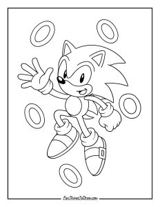 Sonic Coloring Pages (72 Free Printable Sheets) - Fun Things To Draw