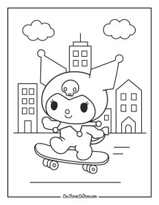 45 Kuromi Coloring Pages (Free Printable Sheets) - Fun Things To Draw