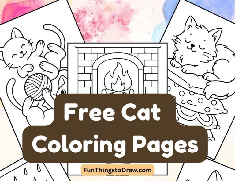 Cat Coloring Sheets (70 Free Printable Pages) - Fun Things To Draw