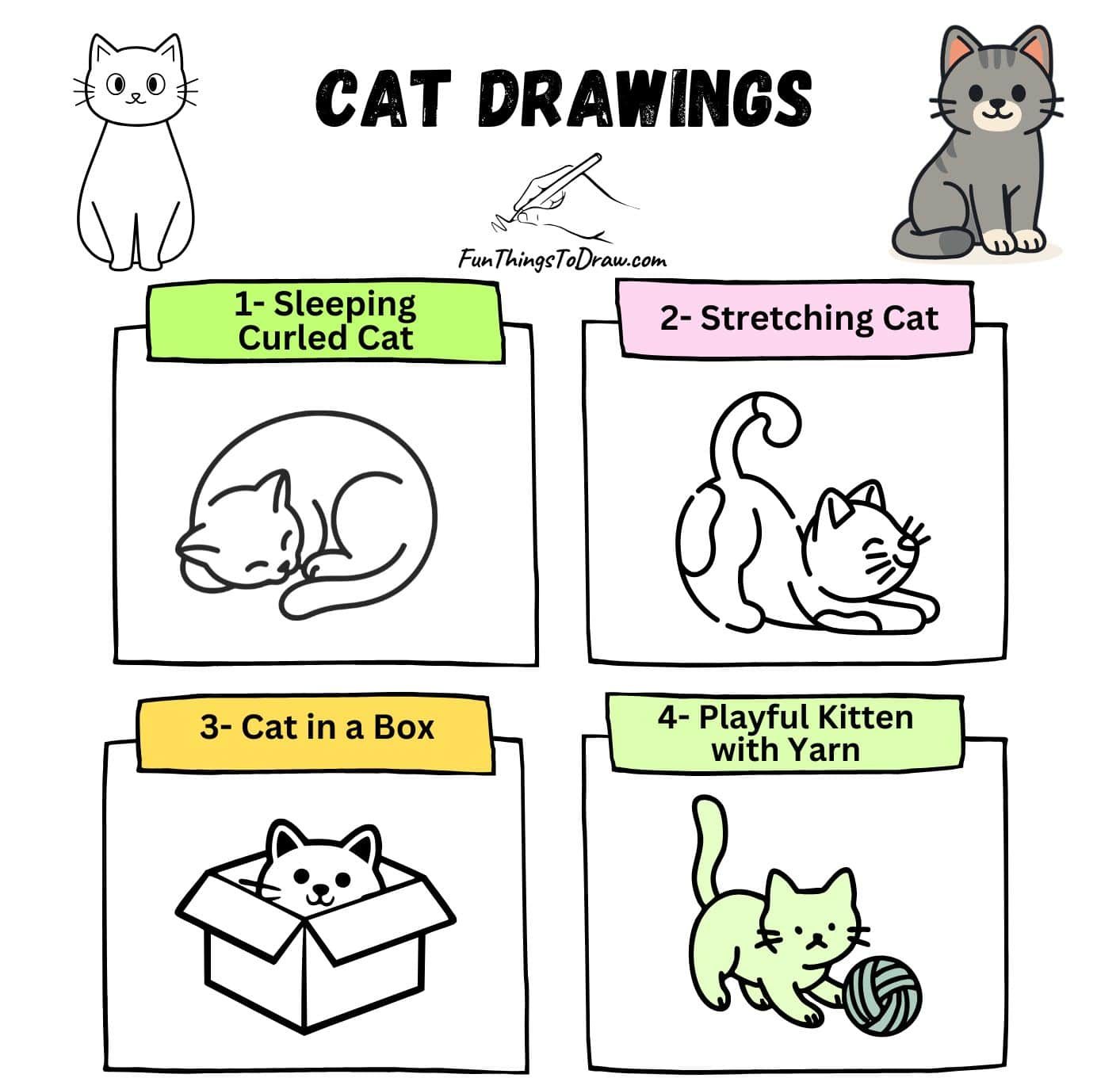 Deer Drawings (35 Easy & Cute Ideas) - Fun Things To Draw