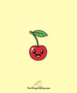 🍒Easy Cute Cherries Drawing Ideas - Fun Things To Draw