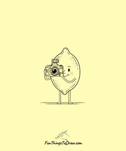 🍋 Easy Cute Lemon Drawing Ideas - Fun Things To Draw