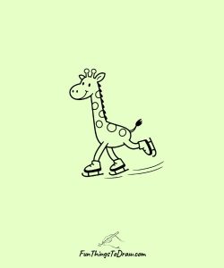 41 Easy Giraffe Drawing Ideas - Fun Things To Draw