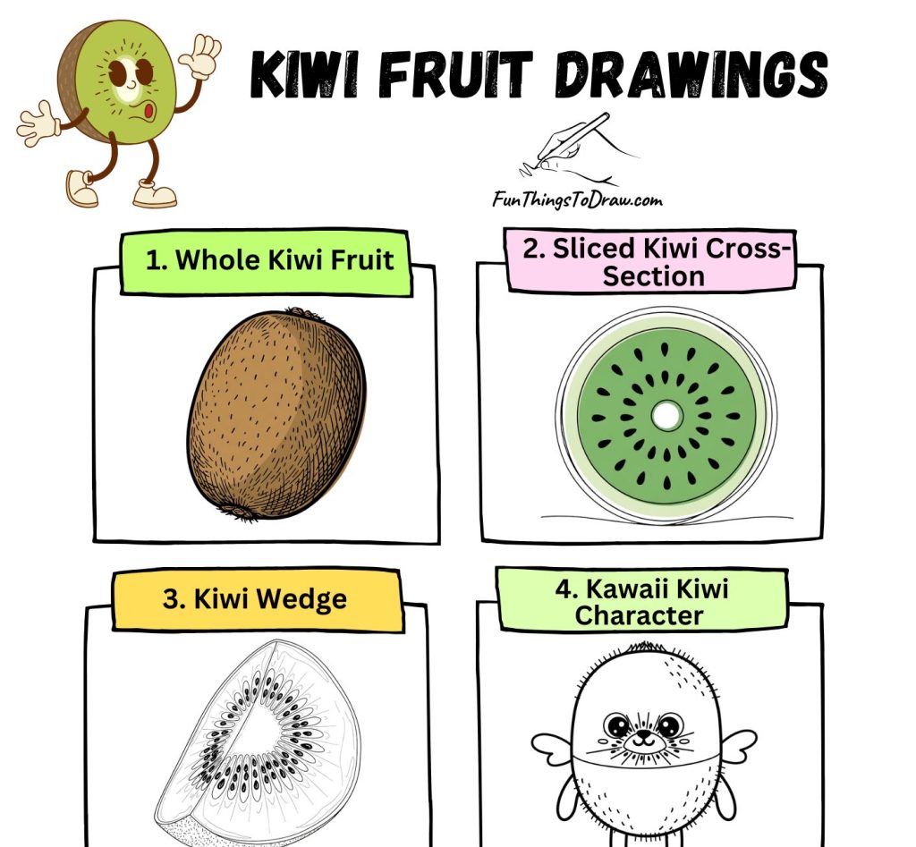 🍉31 Simple Cute Easy Watermelon Drawing Ideas - Fun Things To Draw