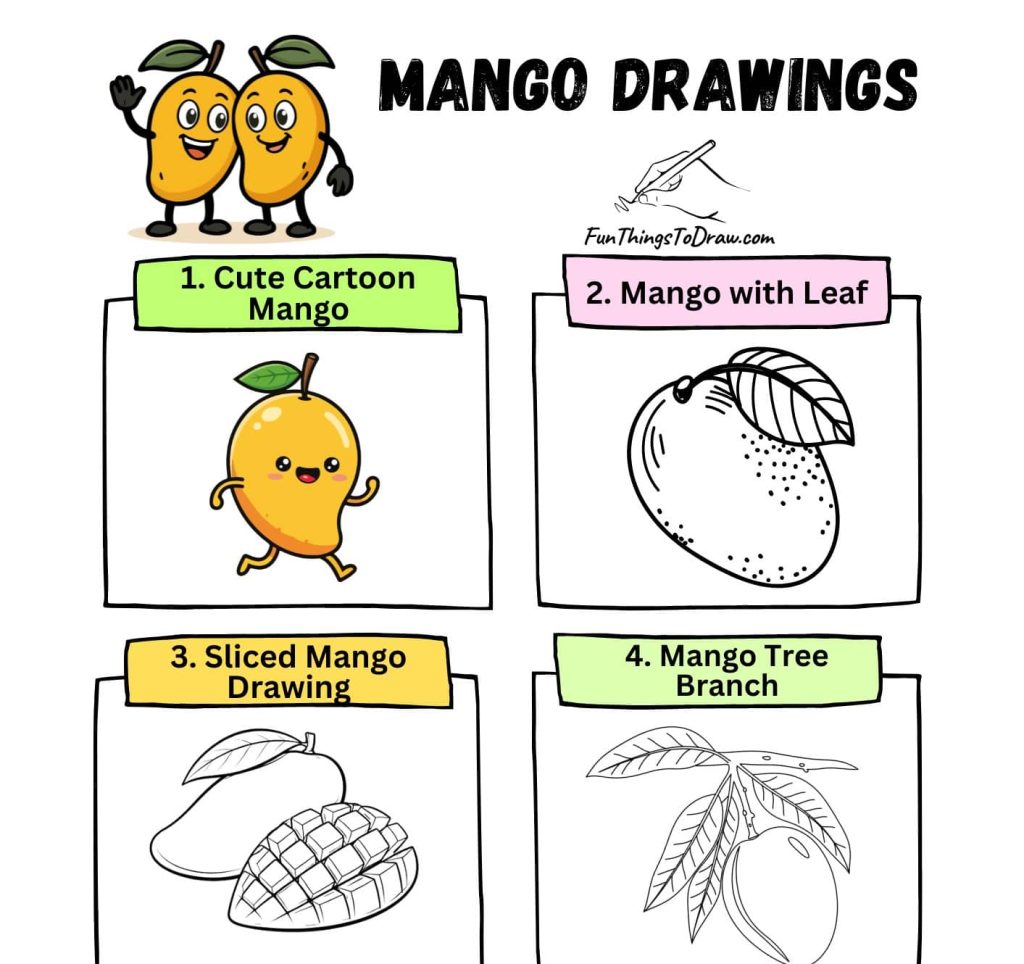 🍒Easy Cute Cherries Drawing Ideas - Fun Things To Draw