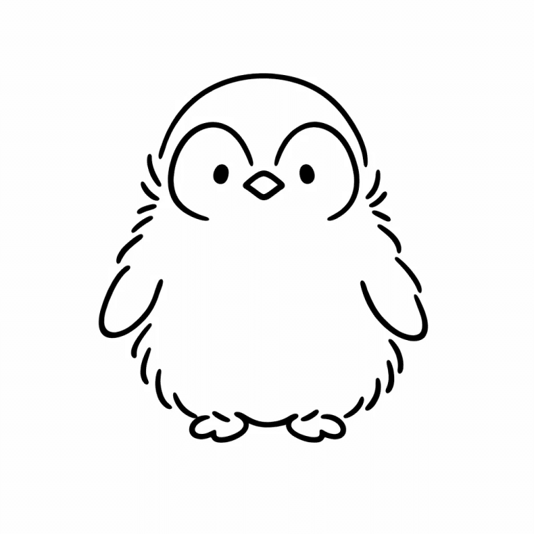 37 Easy Penguin Drawing Ideas - Fun Things To Draw