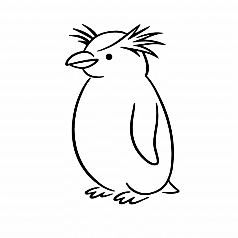 37 Easy Penguin Drawing Ideas - Fun Things To Draw