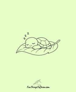 35 Cute Turtle Drawing Ideas - Fun Things To Draw