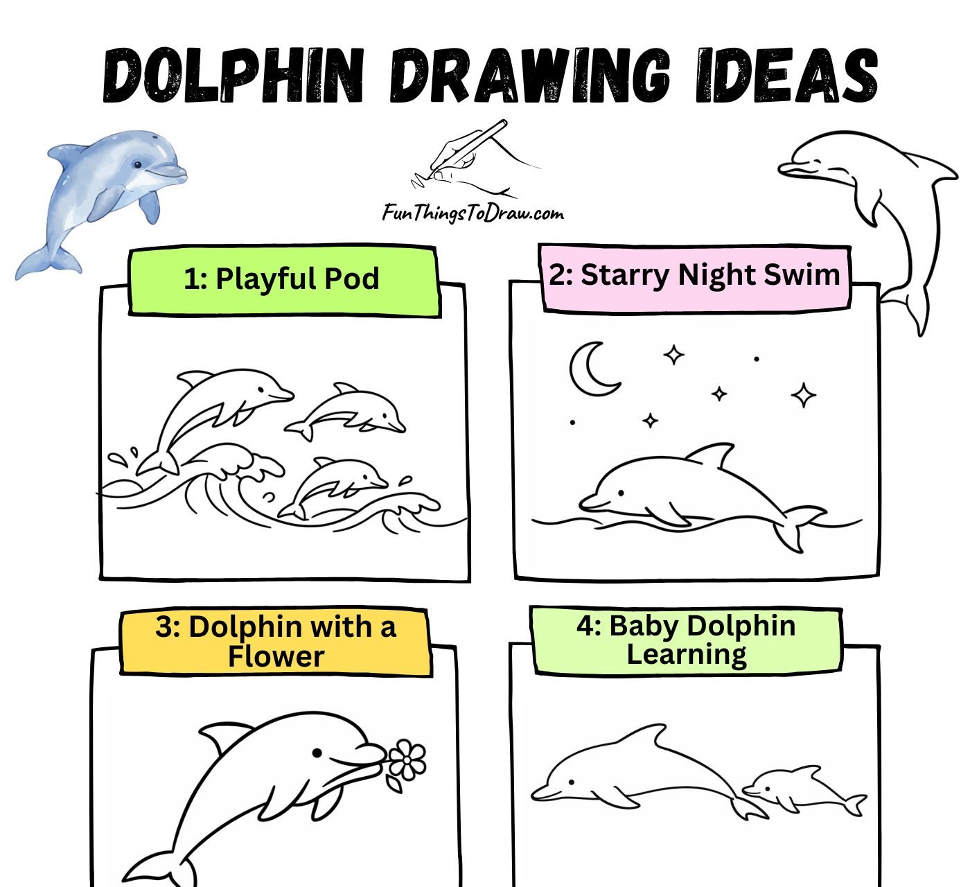 🐉30 Cute Dragon Drawing Ideas - Fun Things To Draw